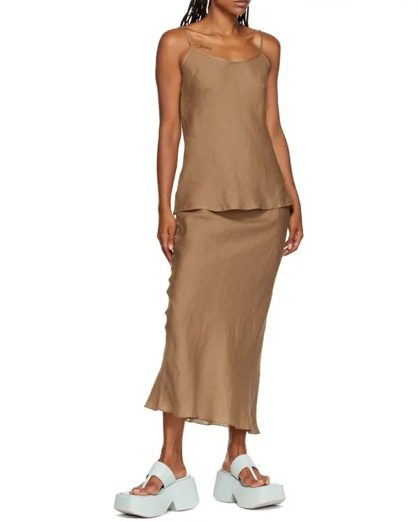 BASERANGE Dydine Linen Maxi Skirt