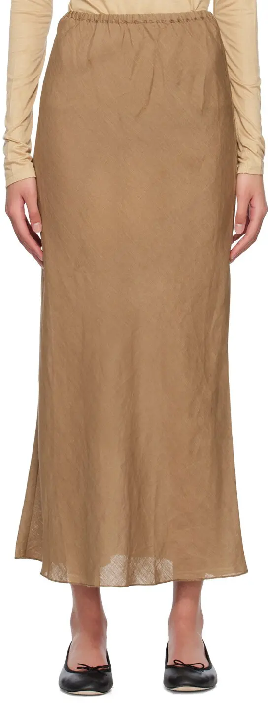 BASERANGE Dydine Linen Maxi Skirt