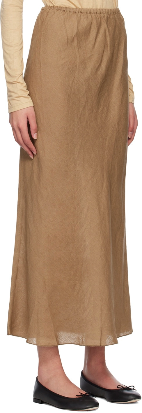 BASERANGE Dydine Linen Maxi Skirt