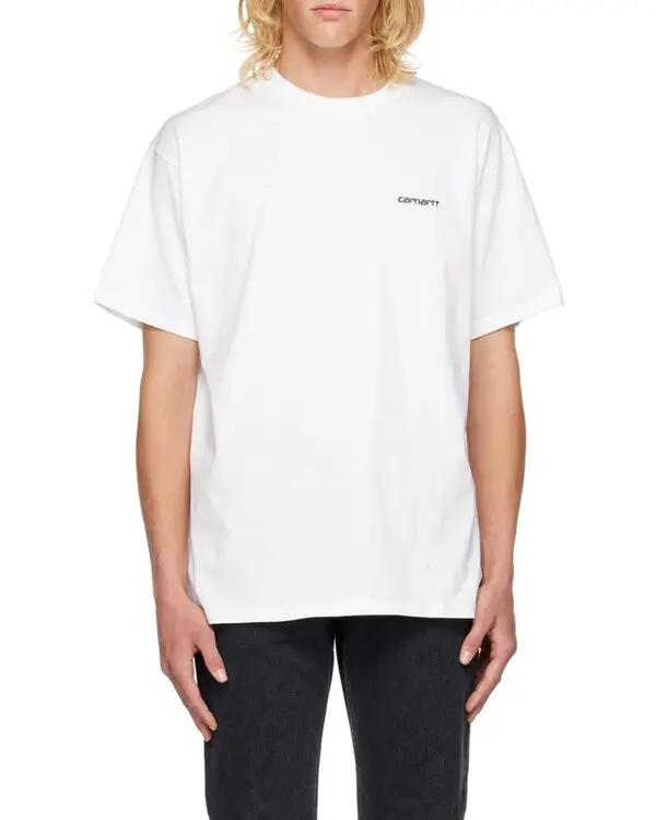 Carhartt Work In Progress Script Logo Embroidered T-shirt