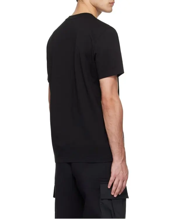 Moncler Gradient Logo Printed Crewneck T-shirt