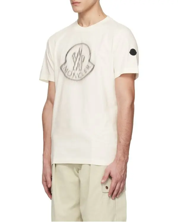 Moncler Logo Printed Crewneck T-shirt