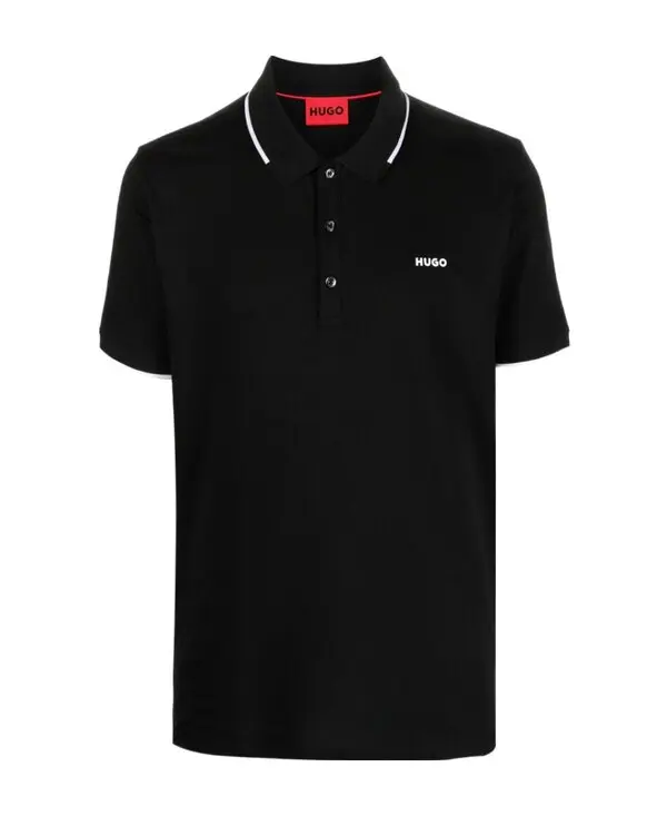 Hugo Boss Hugo Contrast Trim Logo Polo Shirt
