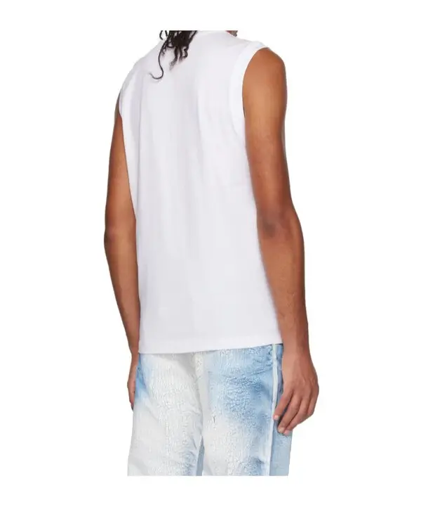 DIESEL® T-isco-div Logo Printed Tank Top