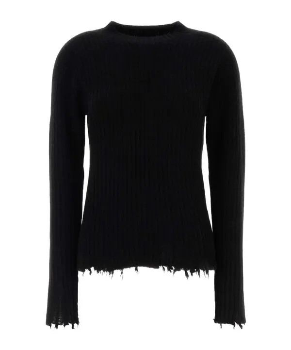 UMA WANG Long-sleeved Pullover - Black