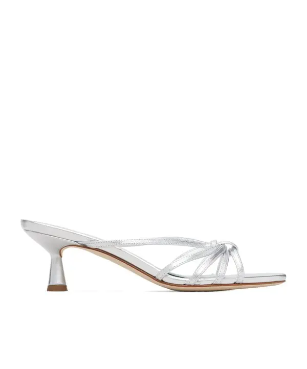 AeydĒ Abby Strapped Sandals - Silver