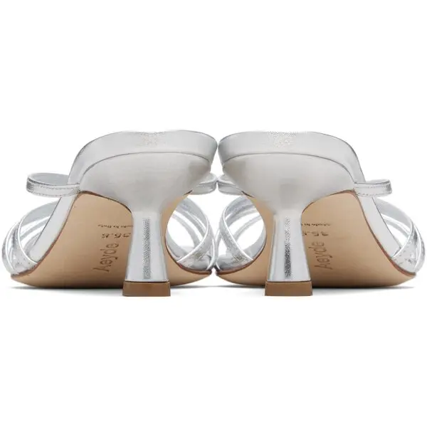 AeydĒ Abby Strapped Sandals - Silver