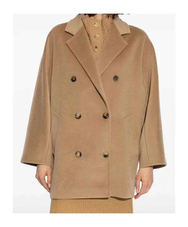 Max Mara Lapel Long-sleeved Coat