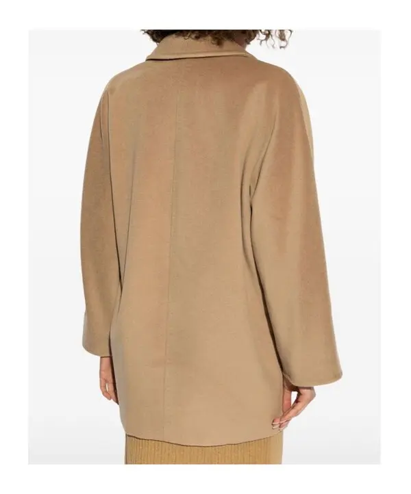 Max Mara Lapel Long-sleeved Coat