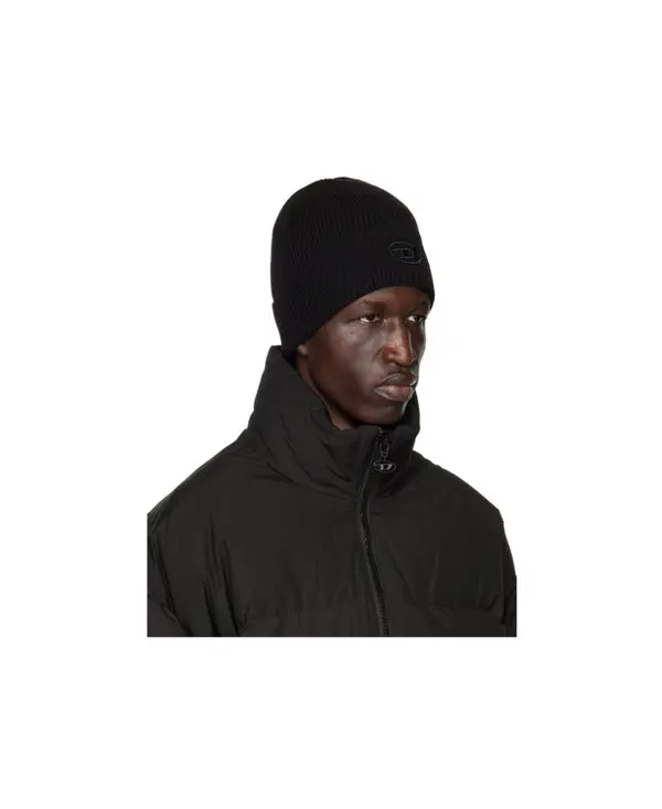 DIESEL® K-coder-fully B Logo Embroidered Beanie