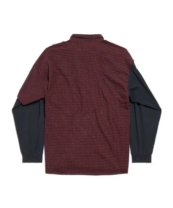Balenciaga Panelled Long-sleeve Shirt