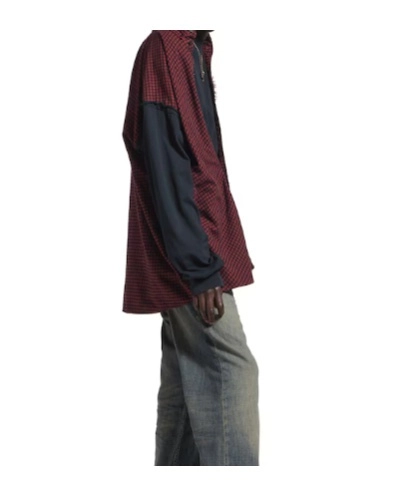 Balenciaga Panelled Long-sleeve Shirt
