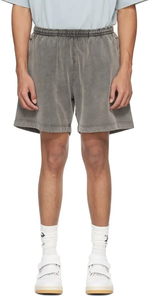 Acne Studios Faded Effect Cotton Shorts