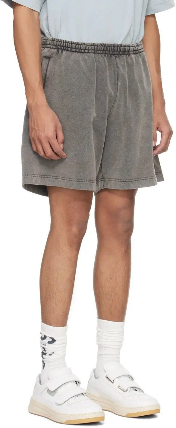 Acne Studios Faded Effect Cotton Shorts