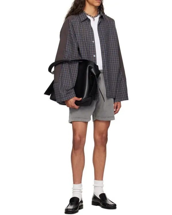 Acne Studios Faded Effect Cotton Shorts