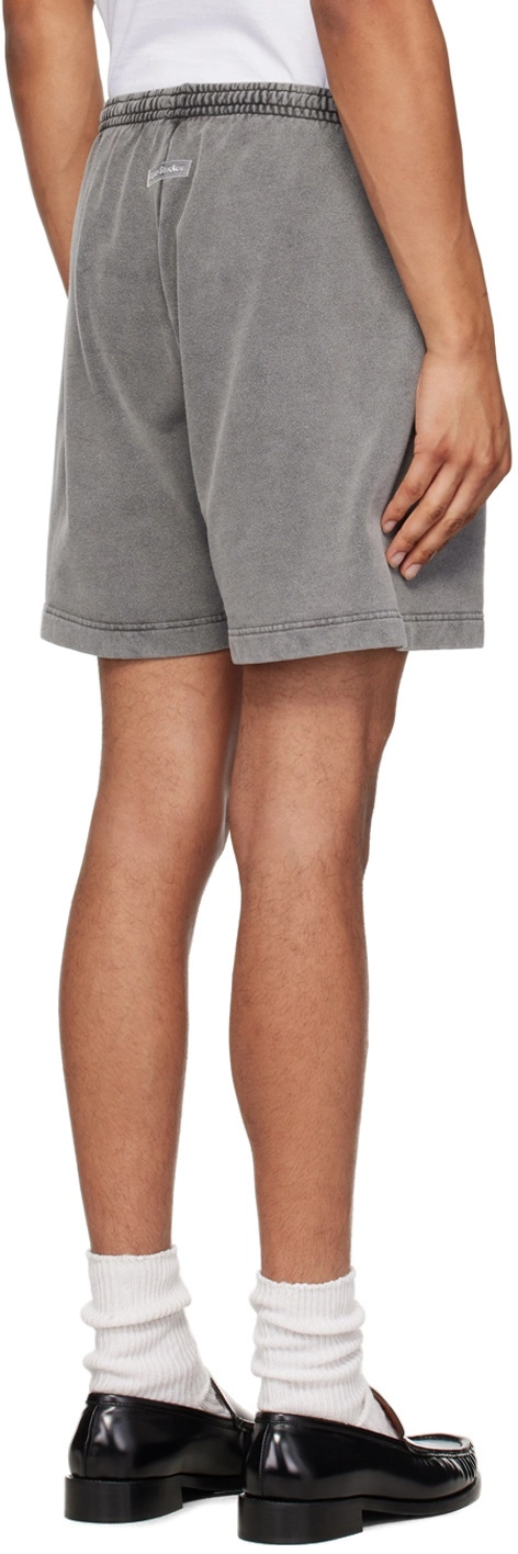 Acne Studios Faded Effect Cotton Shorts