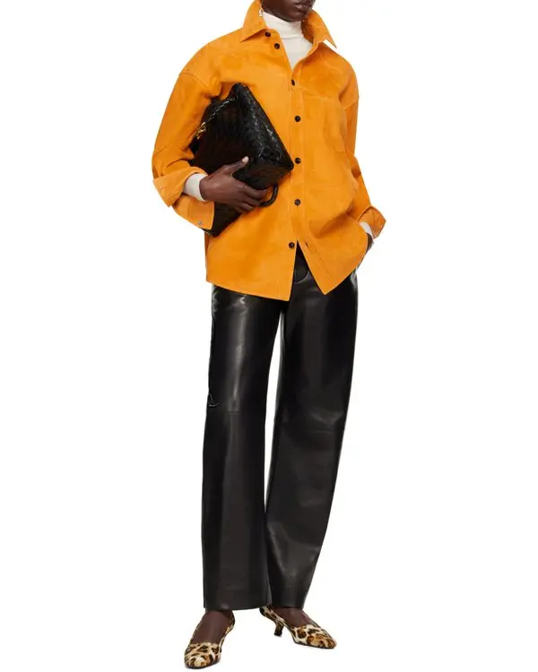 Bottega Veneta Leather Shirt