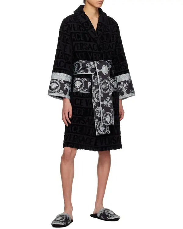 Versace Medusa Printed Flat Slippers