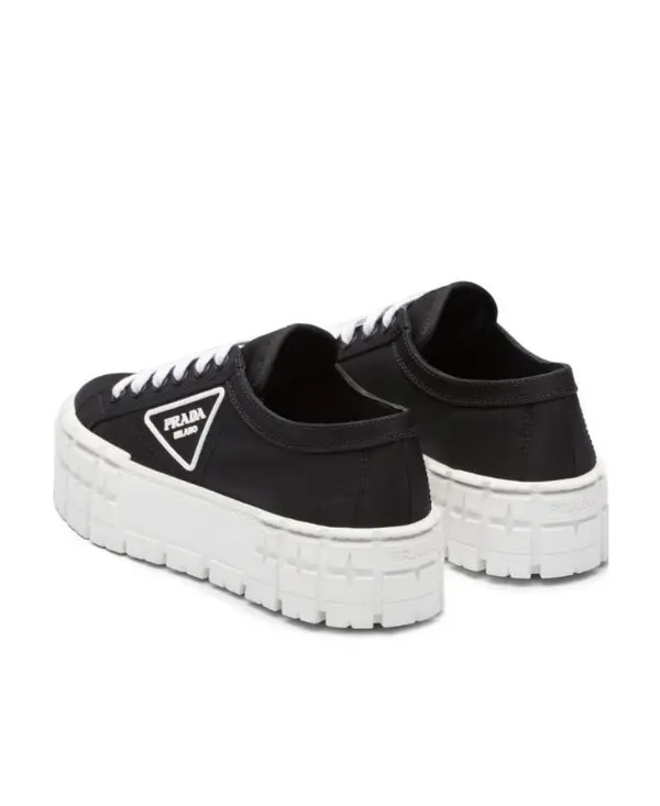 Prada Double Wheel Thick-soled Nylon Gabardine Trainers