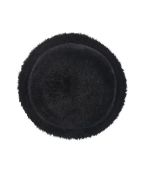 Burberry Knight Stamp Faux Fur Bucket Hat