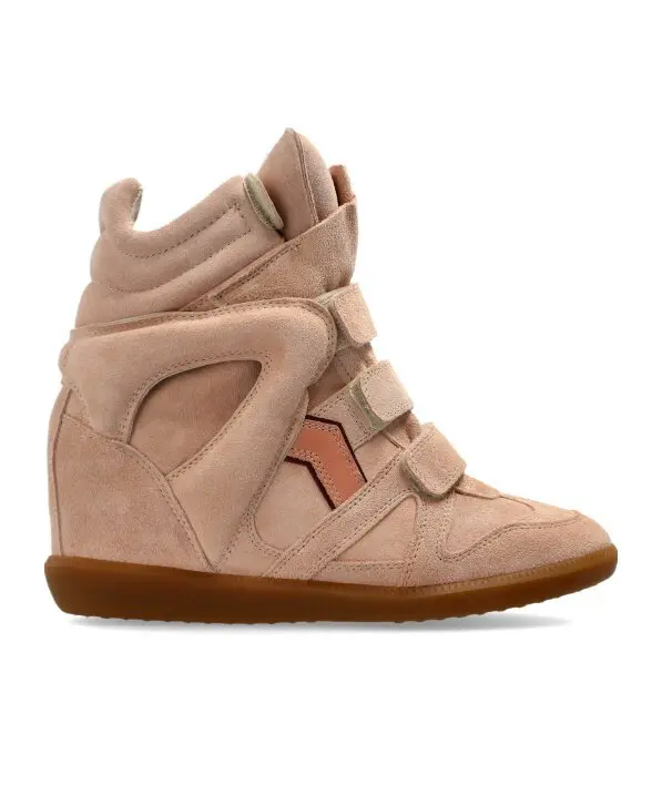 Isabel Marant Étoile Bekett Cut-out Touch-strap Sneakers