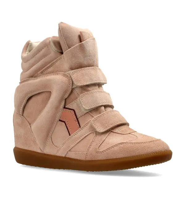 Isabel Marant Étoile Bekett Cut-out Touch-strap Sneakers