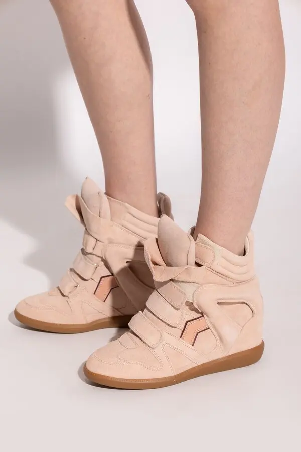 Isabel Marant Étoile Bekett Cut-out Touch-strap Sneakers