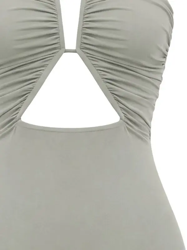 Rick Owens One Piece Ruched Swimsuit