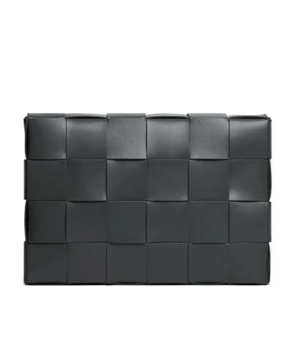 Bottega Veneta Maxi Cassette Cross Body Bag - Stone Grey