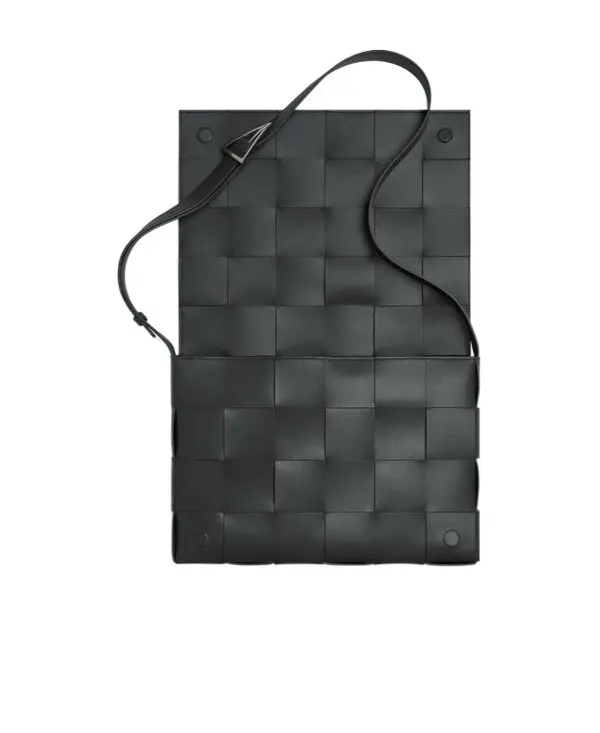 Bottega Veneta Maxi Cassette Cross Body Bag - Stone Grey