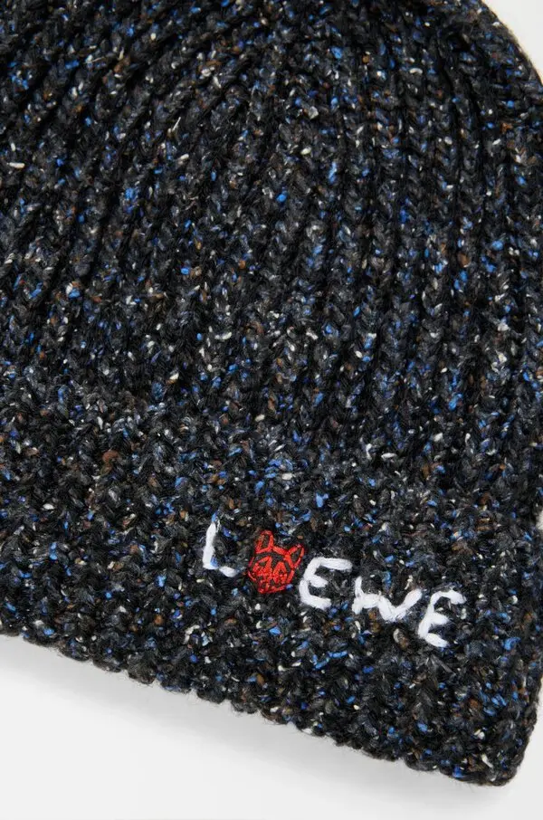 Loewe Wool, Silk And Alpaca Blend Knitted Beanie