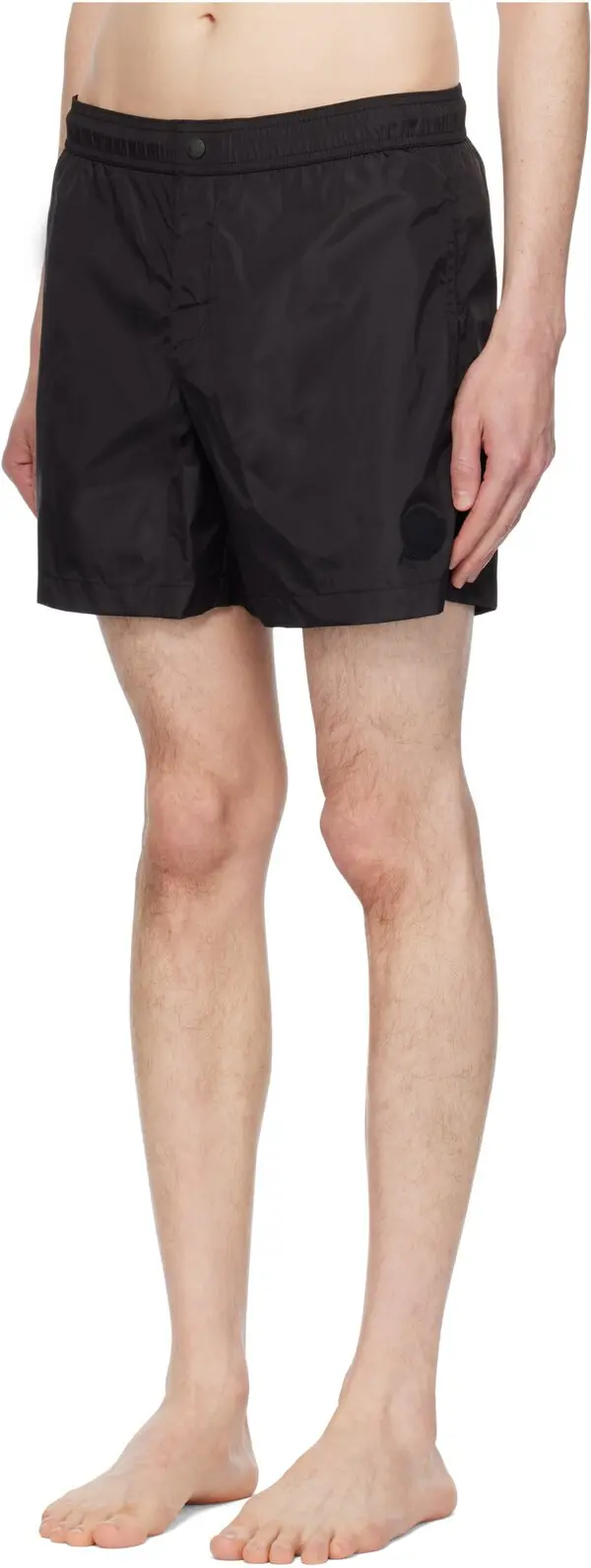 Moncler Elastic Waist Swimming Trunks - Black