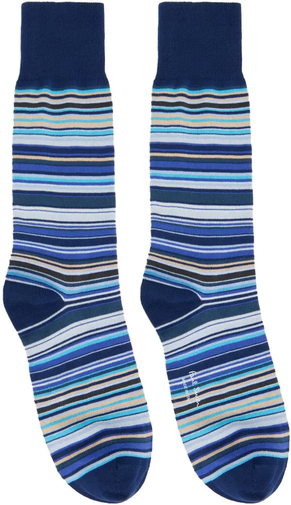 Paul Smith Striped Three-pack Socks