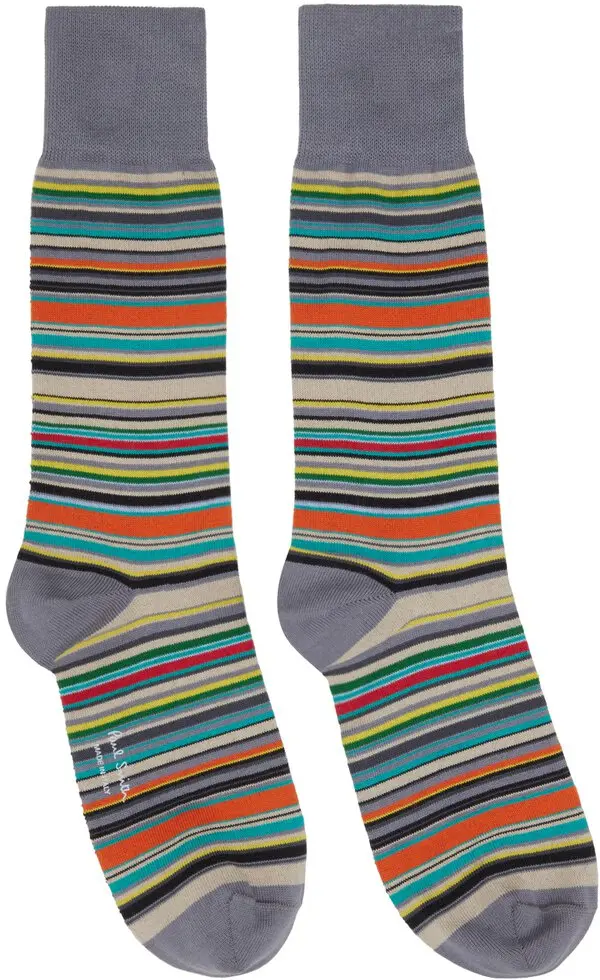 Paul Smith Striped Three-pack Socks