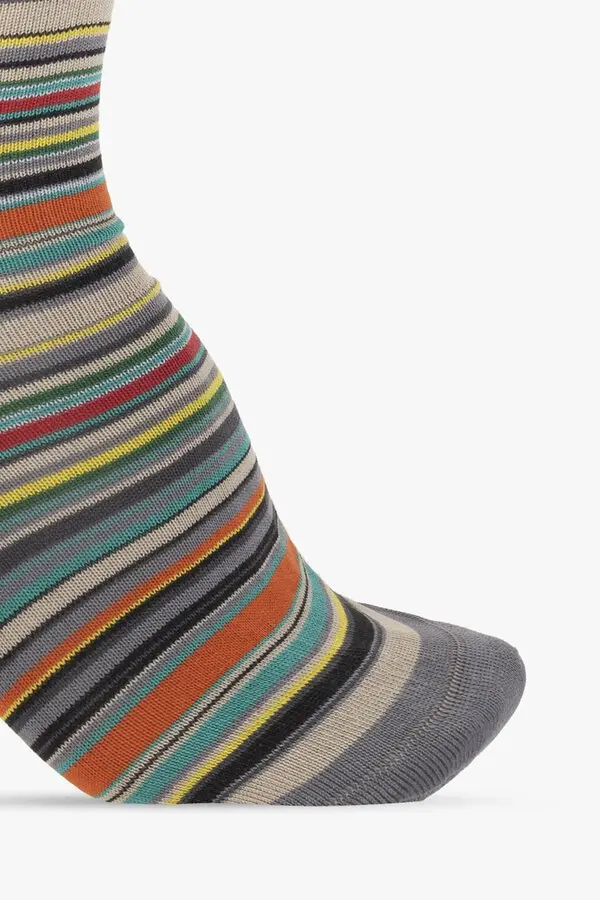 Paul Smith Striped Three-pack Socks