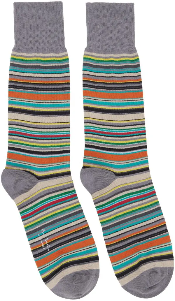 Paul Smith Striped Three-pack Socks
