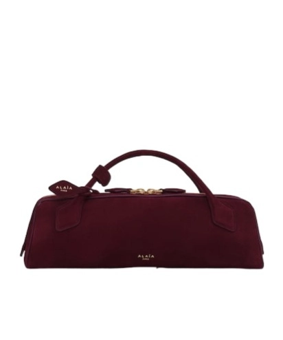 Alaïa Teckel Zipped Clutch Bag - Red
