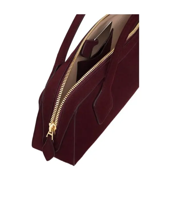 Alaïa Teckel Zipped Clutch Bag - Red