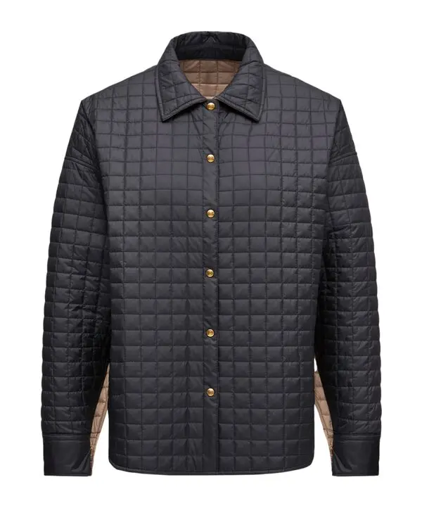Moncler Square-quilted Reversible Padded Shirt