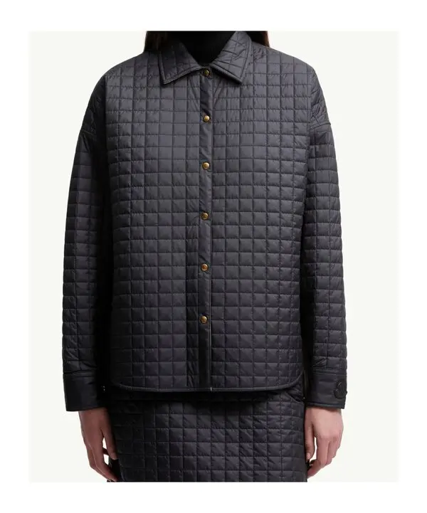 Moncler Square-quilted Reversible Padded Shirt