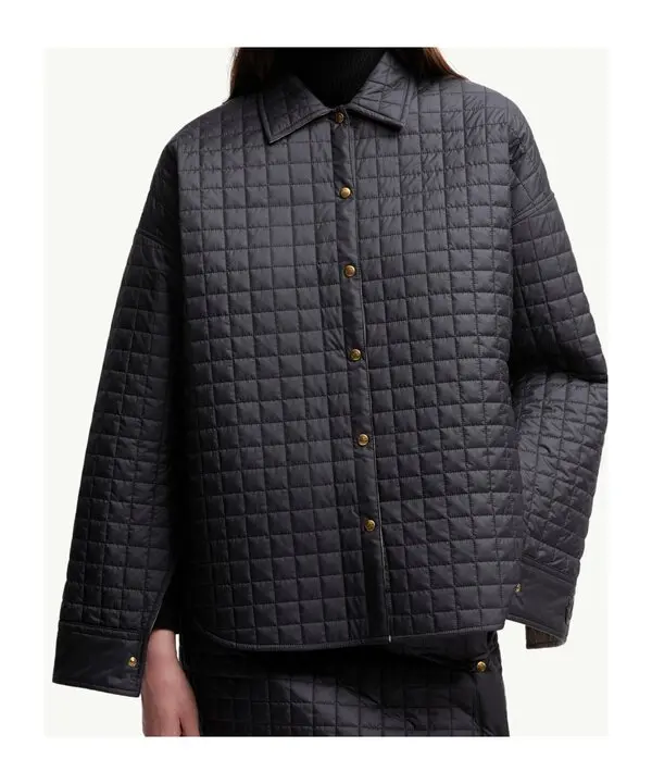 Moncler Square-quilted Reversible Padded Shirt