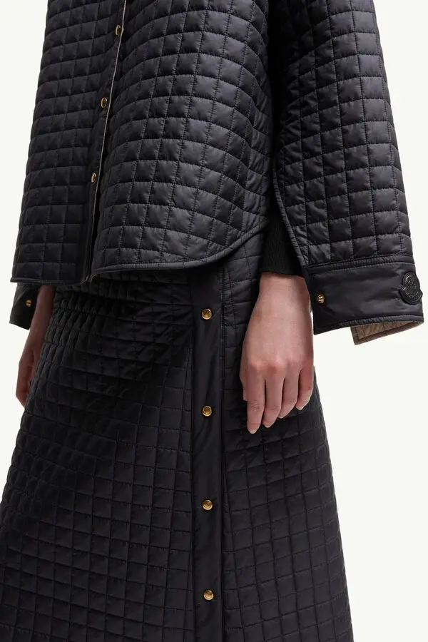 Moncler Square-quilted Reversible Padded Shirt