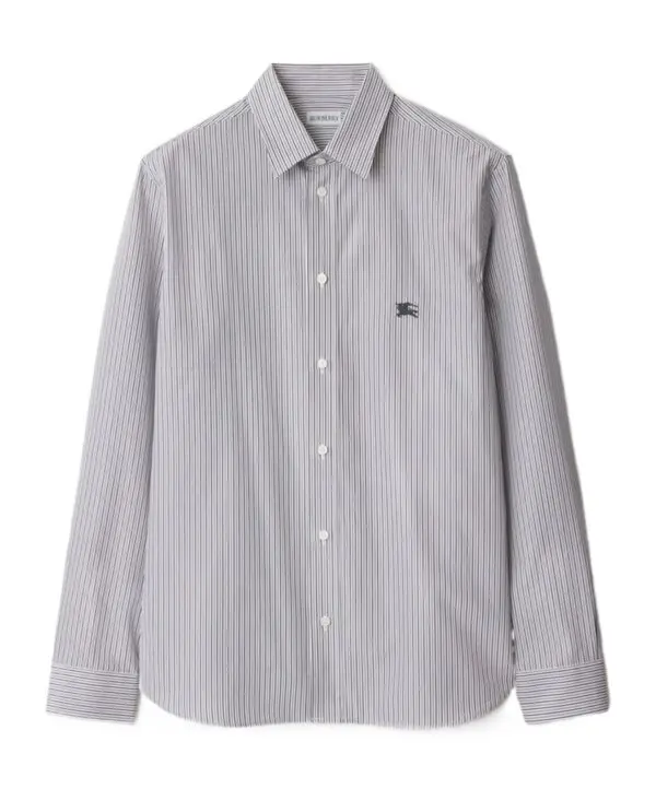 Burberry Regular Fit Striped Cotton Shirt