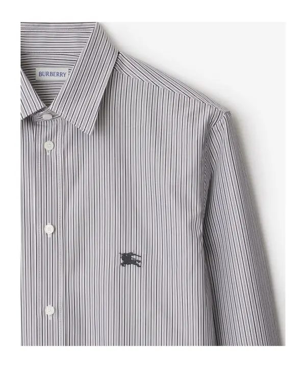 Burberry Regular Fit Striped Cotton Shirt