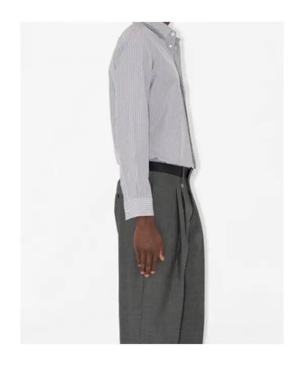 Burberry Regular Fit Striped Cotton Shirt