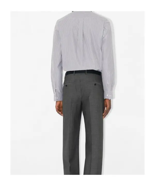 Burberry Regular Fit Striped Cotton Shirt