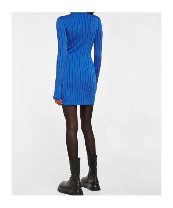 DION LEE Braided Wool Minidress