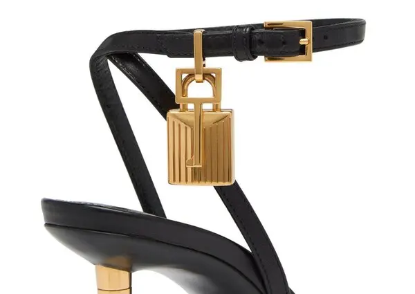 TOM FORD Padlock Pointy Sandals