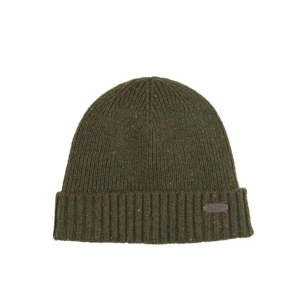 Barbour Logo Knitted Beanie And Scarf Combination