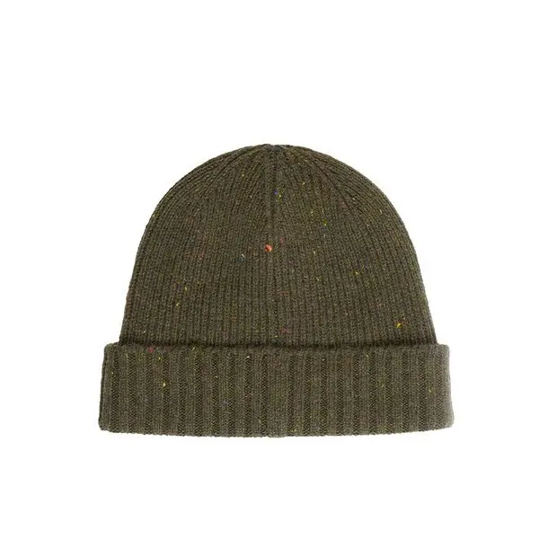 Barbour Logo Knitted Beanie And Scarf Combination